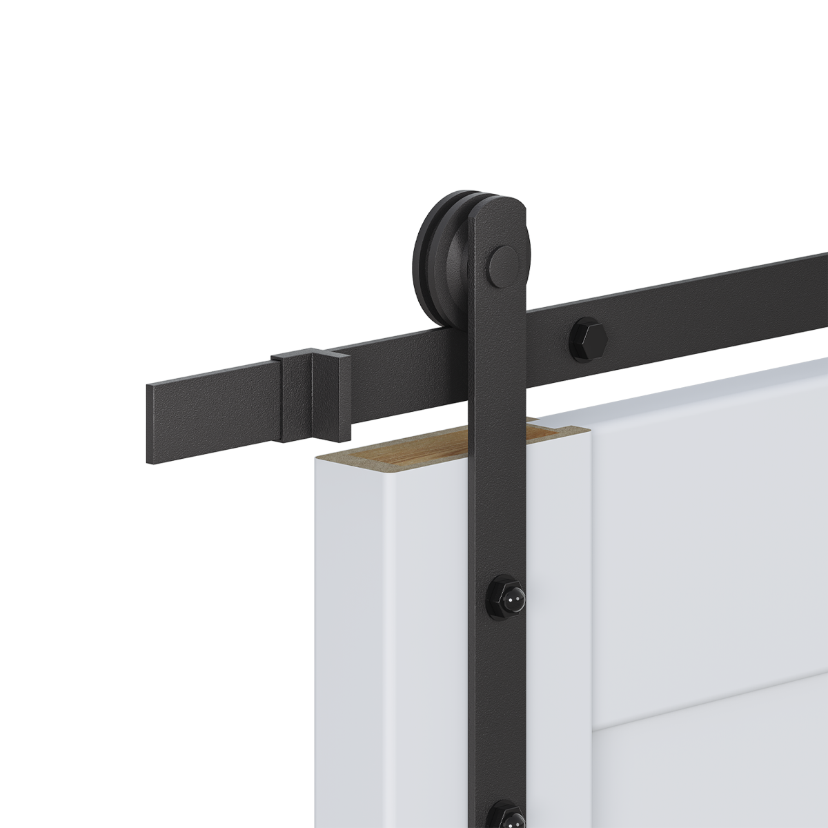 Perla Vetro Snow White Modern Interior Barn Door for $329.00 | Door ...