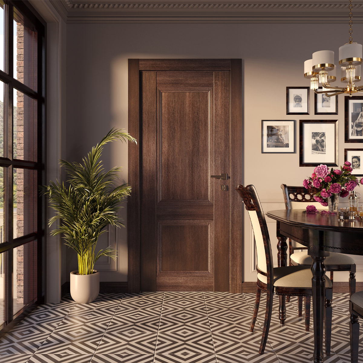 Oxford Duo 07 R Veralinga Oak Modern Interior Door for $429.00 | Door ...