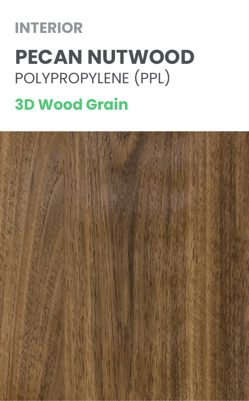 Optima 4H Pecan Nutwood Modern Interior Door for $409.00 | Door Design Lab