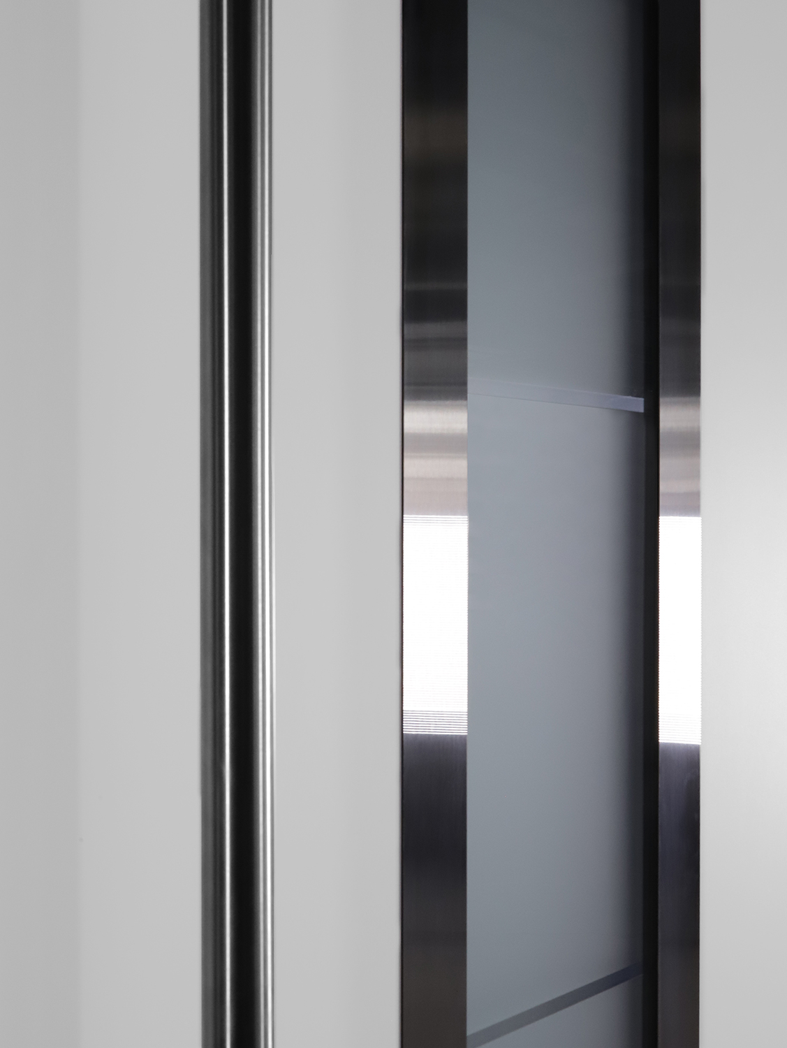 MODERN FRONT STEEL DOOR ARGOS ANTRACIT/WHITE 37 7/16" X 81 11/16" RHI ...
