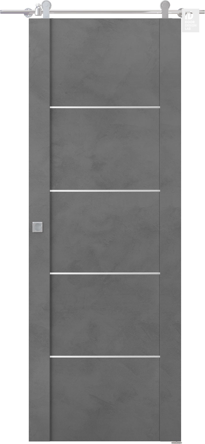 Avon 01 4H Dark Urban Modern Interior Barn Door for $390.00 | Door ...