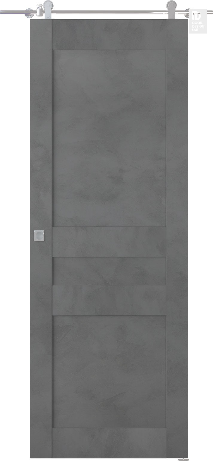 Avon 07 2R Dark Urban Modern Interior Barn Door for $399.00 | Door ...