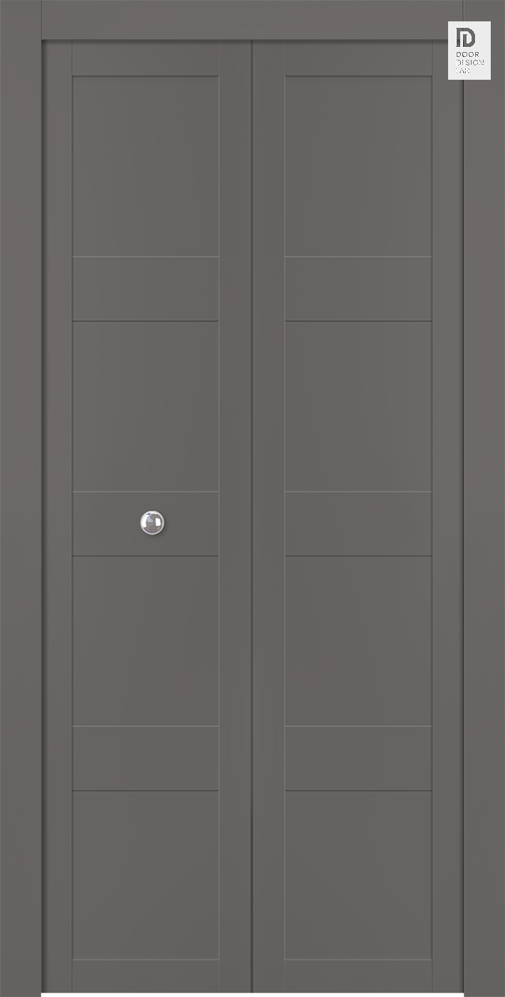Avon 07 3R Gray Matte Bi-folding doors - DoorDesignLab
