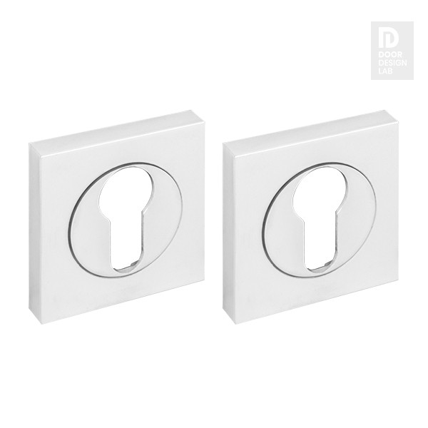 Square cover plates ET KM WH-19, WHITE
