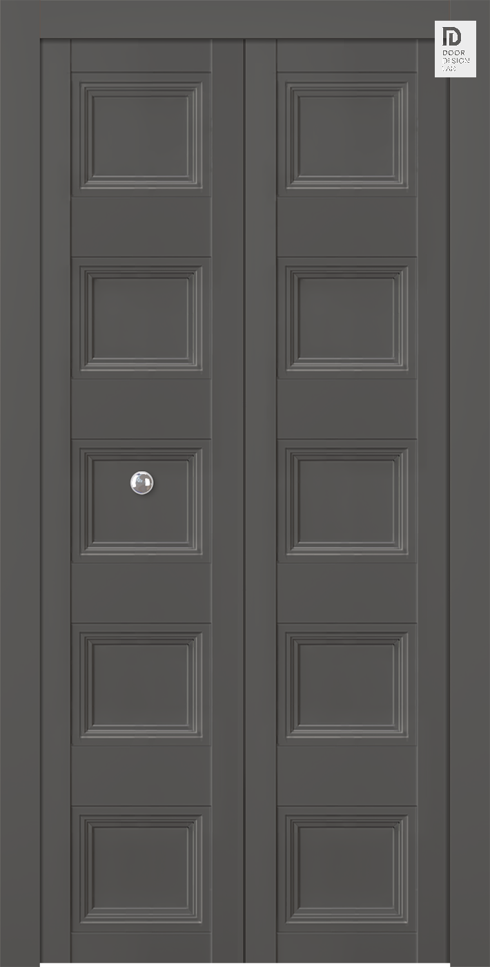 Oxford Duo 07 4R Gray Matte Modern Interior Bifold Doors for $1,138.00 ...