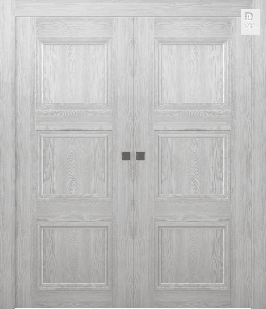 Oxford Duo 07 2Rn Ribeira Ash Modern Interior Double Pocket Doors for ...
