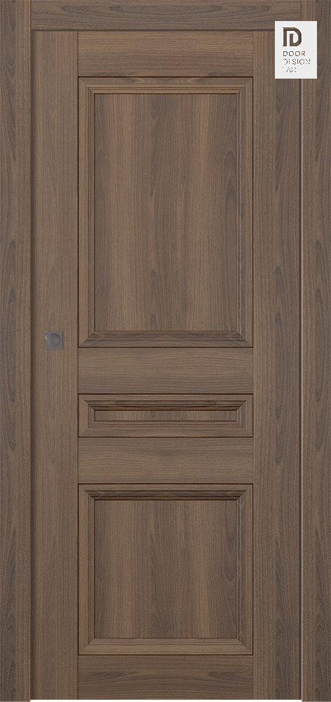 Modern interior door Oxford Duo 07 2R Pecan Nutwood Pocket doors for ...