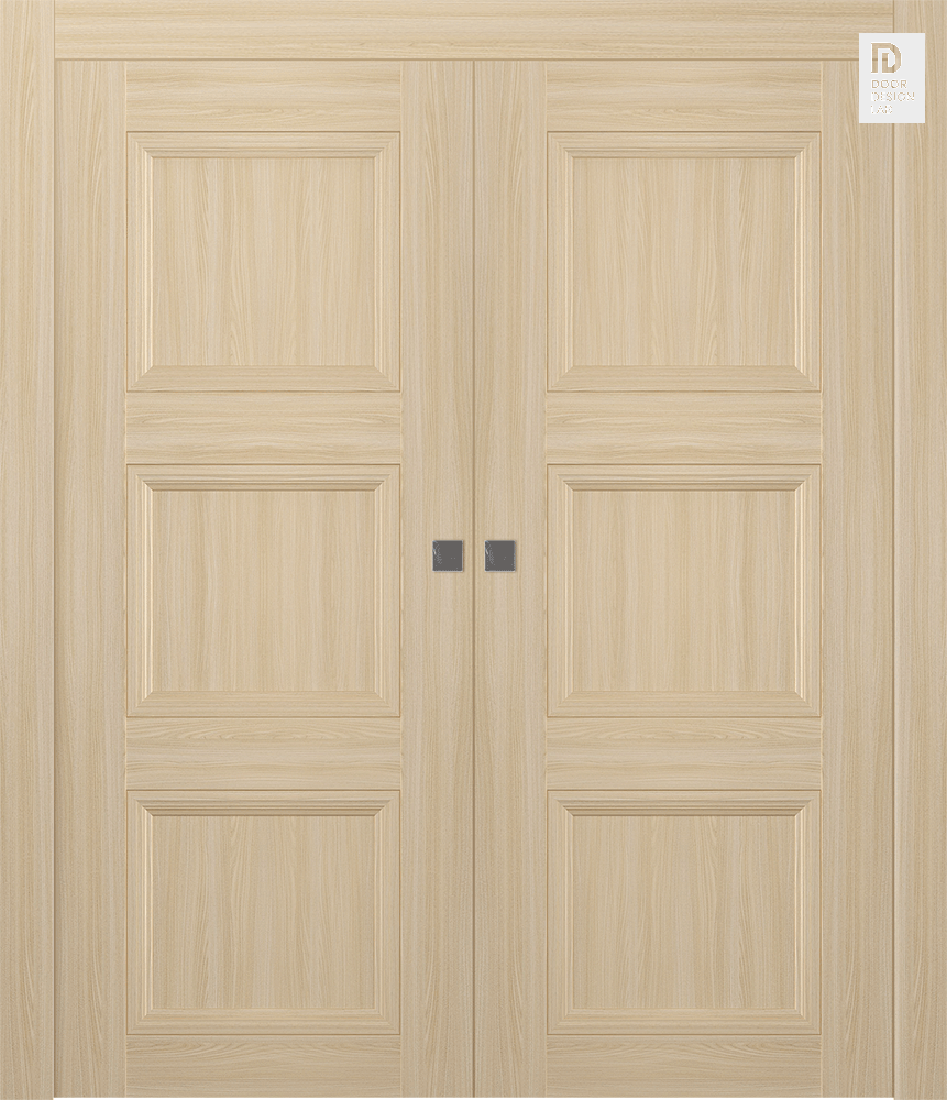 Oxford Duo 07 2Rn Loire Ash Modern Interior Double Pocket Doors for ...