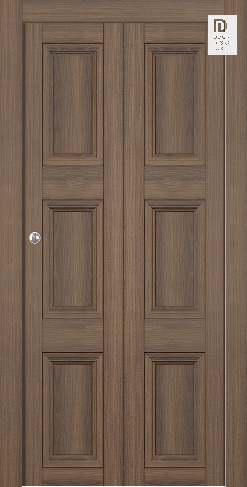 Oxford Duo 07 2Rn Pecan Nutwood Modern Interior Bifold Doors for $898. ...