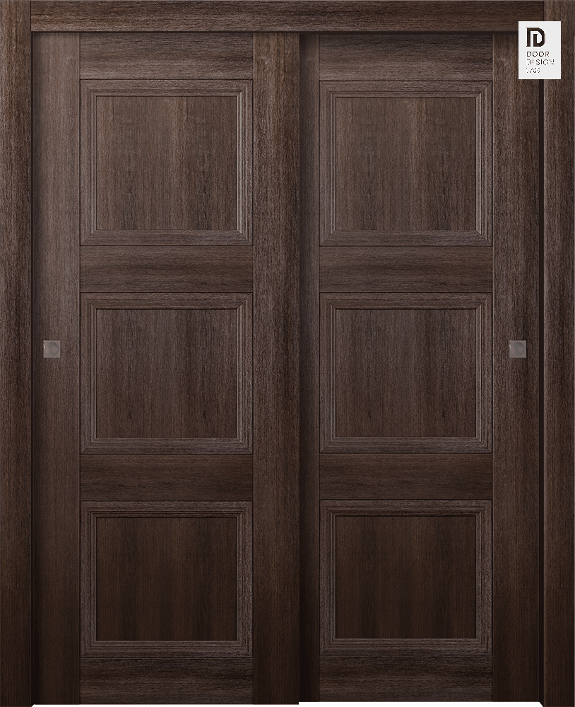 Oxford Duo 07 2Rn Veralinga Oak Modern Interior Bypass Doors for $898. ...