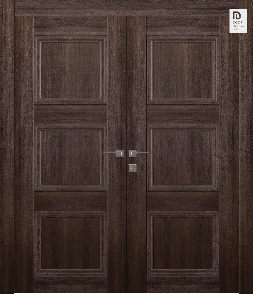 Oxford Duo 07 2Rn Veralinga Oak Modern Interior Double Swing Doors for ...