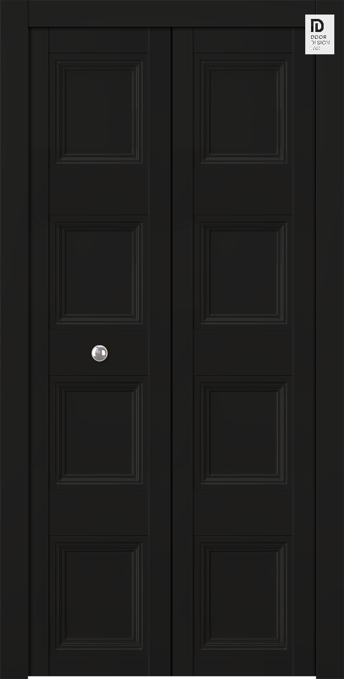 Oxford Duo 07 3R Black Matte Modern Interior Bifold Doors for $1,078.00 ...