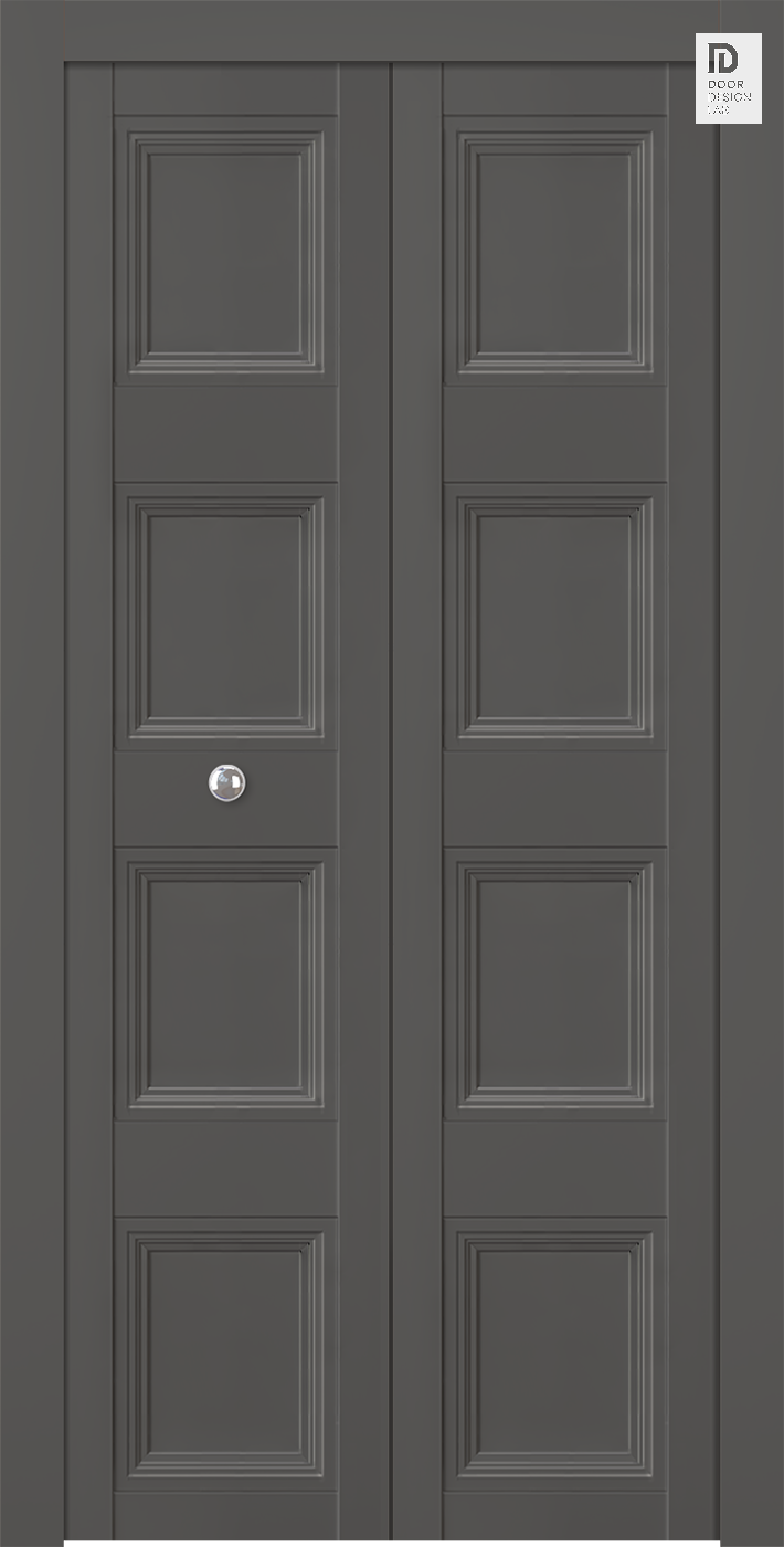 Oxford Duo 07 3R Gray Matte Modern Interior Bifold Doors for $1,078.00 ...