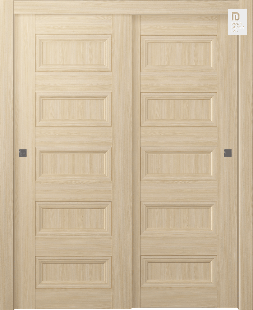 Oxford Duo 07 4R Loire Ash Modern Interior Bypass Doors for $998.00 ...