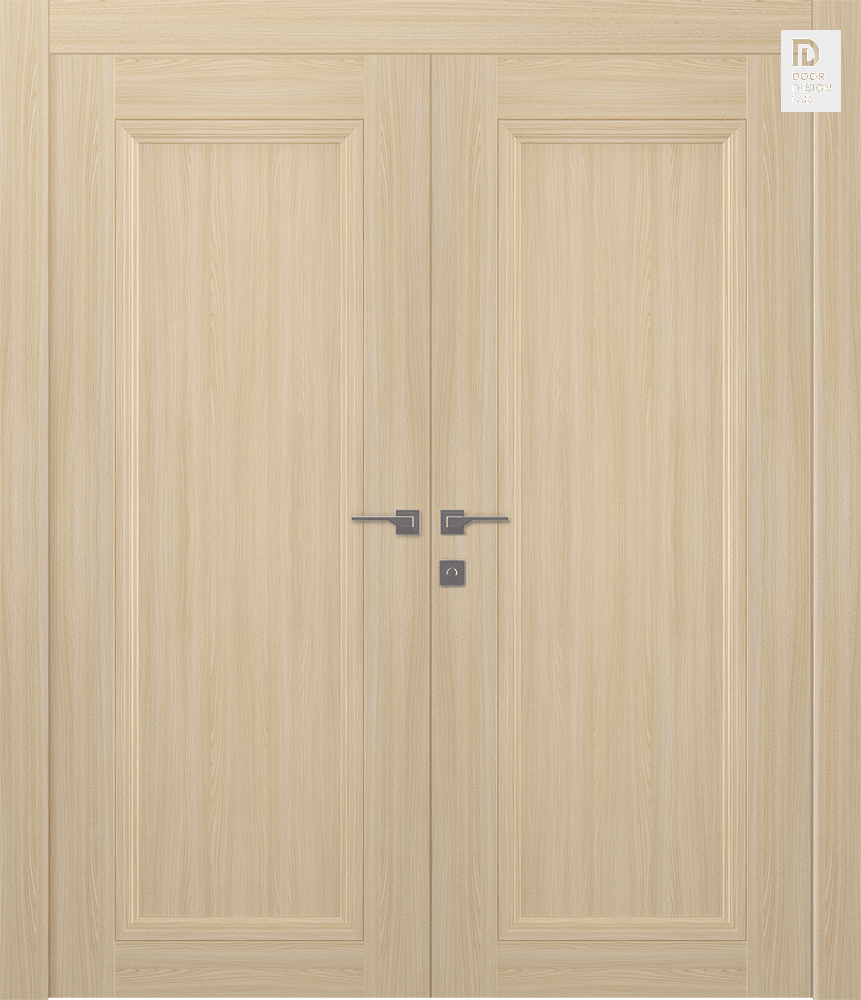 Oxford Duo 07 Loire Ash Modern Interior Double Swing Doors for $798.00 ...