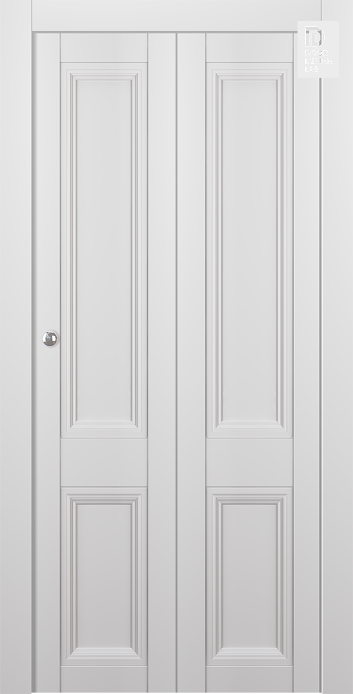 Modern interior door Oxford Duo 07 R Snow White Bi-folding doors for ...