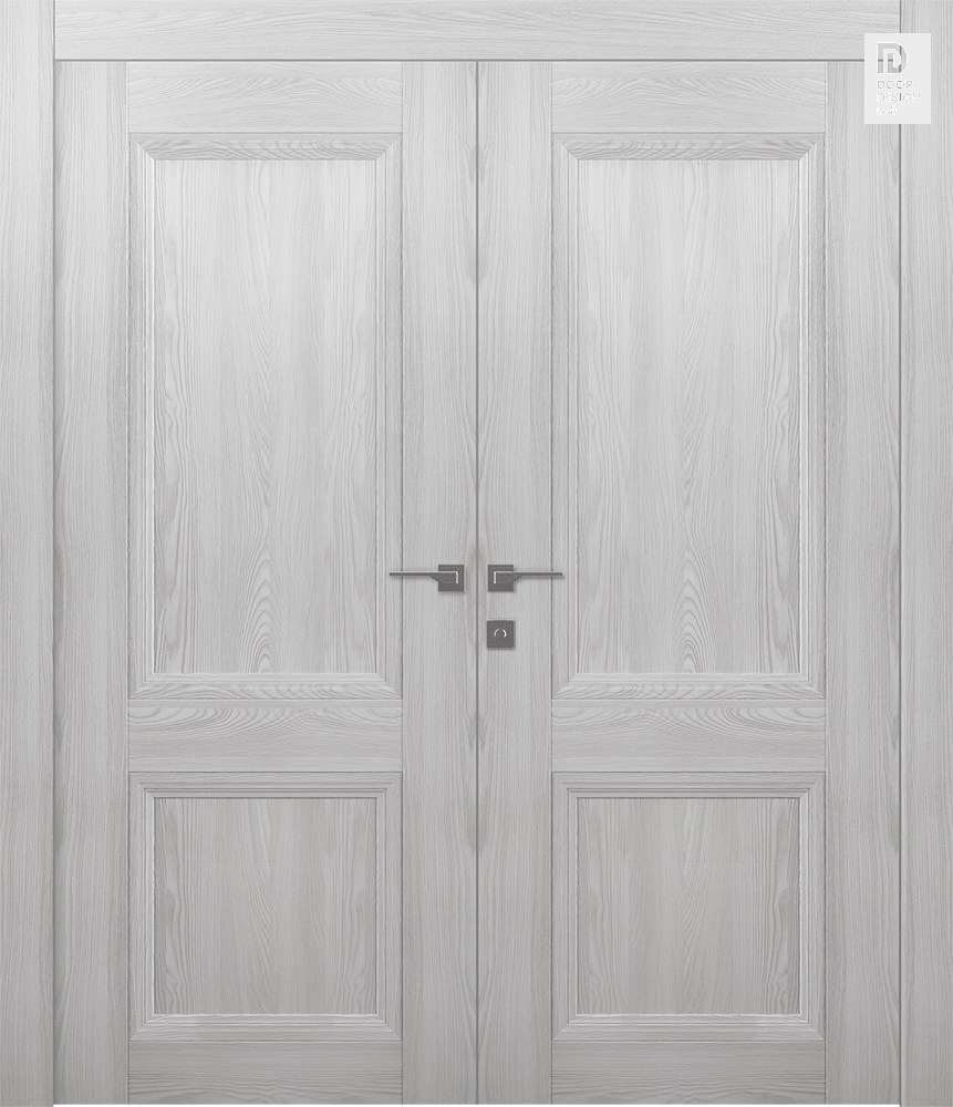 Oxford Duo 07 R Ribeira Ash Modern Interior Double Swing Doors for $858 ...