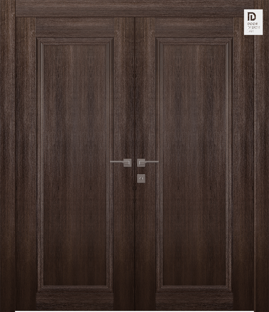 Oxford Duo 07 Veralinga Oak Modern Interior Double Swing Doors for $798 ...