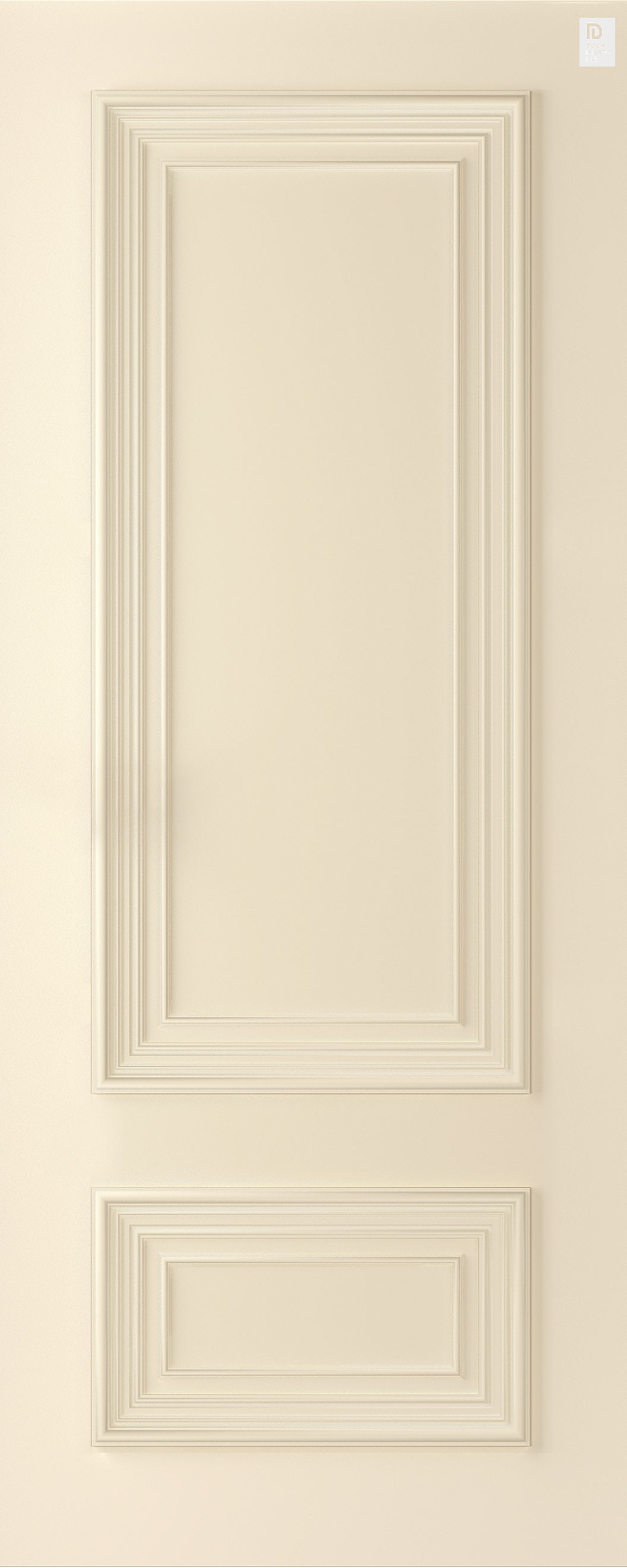 Modern interior DOOR SLAB PALAZZO 2 IVORY 30" X 80" X 1 3/4" SOLID CORE ...