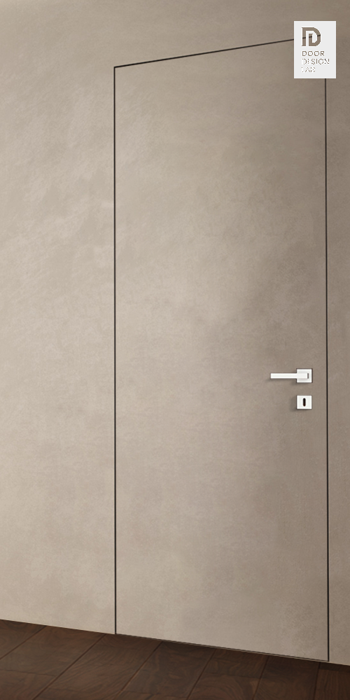 Primed Door Example For Plastering In Brown Modern Interior Door for ...