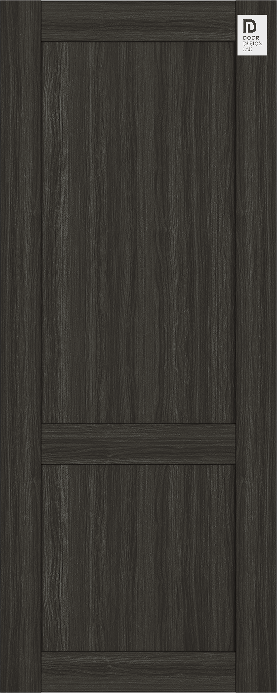 Modern interior DOOR SLAB SHAKER 2 PANEL GRAY OAK 32" X 80" X 1 9/16 ...
