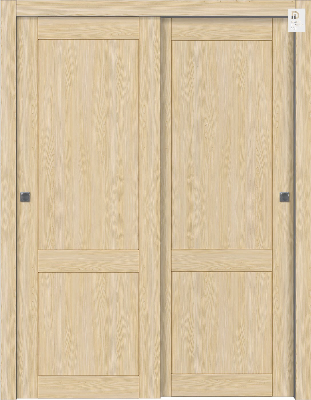 Shaker 2 Panel Loire Ash Modern Interior Bypass Doors for $738.00 ...