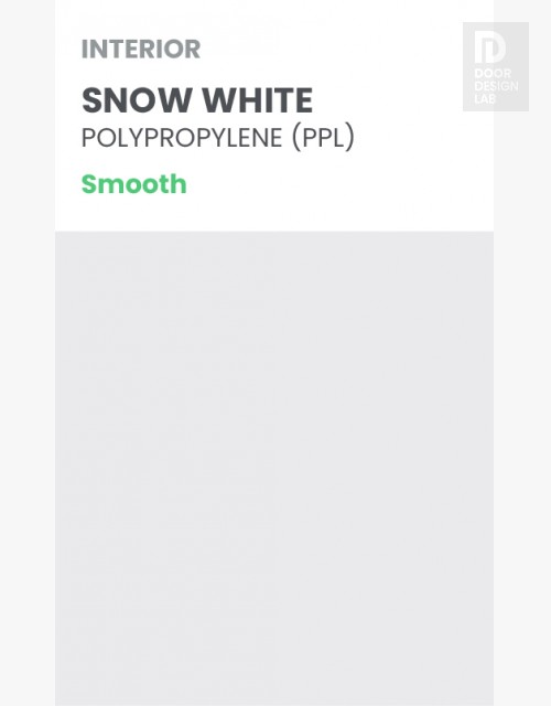 Snow white Polypropylene (PP) Free Sample | Door Design Lab