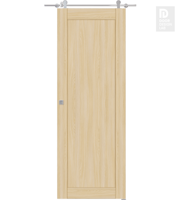 Shaker 1 Panel Loire Ash Modern Interior Barn Door for $349.00 | Door ...