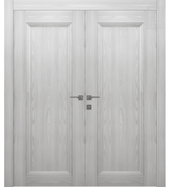 Oxford Duo 07 Ribeira Ash Modern Interior Double Swing Doors for $798. ...
