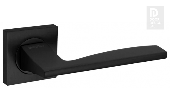 Modern interior DOOR HANDLE ROCK KM BL-24, BLACK | Door Design Lab