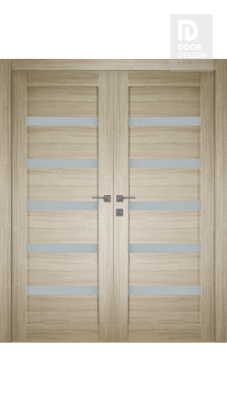 Modern interior door Leora Vetro Shambor Double doors for $758.00 ...