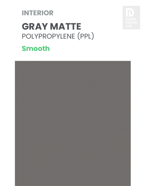Avon 07 Rn Gray Matte Modern Interior Door for $459.00 | Door Design Lab