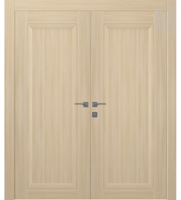 Oxford Duo 07 Loire Ash Modern Interior Double Swing Doors for $798.00 ...