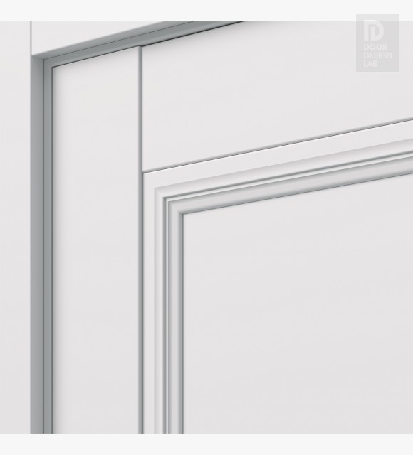 Oxford Duo 07 2R Snow White Modern Interior Door for $449.00 | Door ...