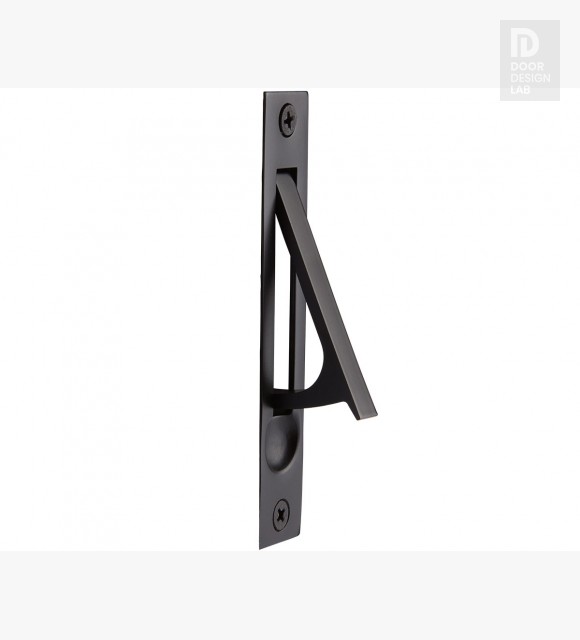 EMTEK EDGE PULL FLAT BLACK 2221 (US19) - DoorDesignLab