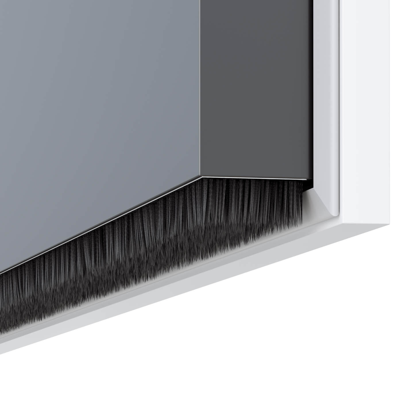 MODERN FRONT STEEL DOOR ZEPHYR ANTRACIT/WHITE 37 7/16" X 81 11/16" RHI ...