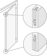 Flush bolt top bottom - DoorDesignLab