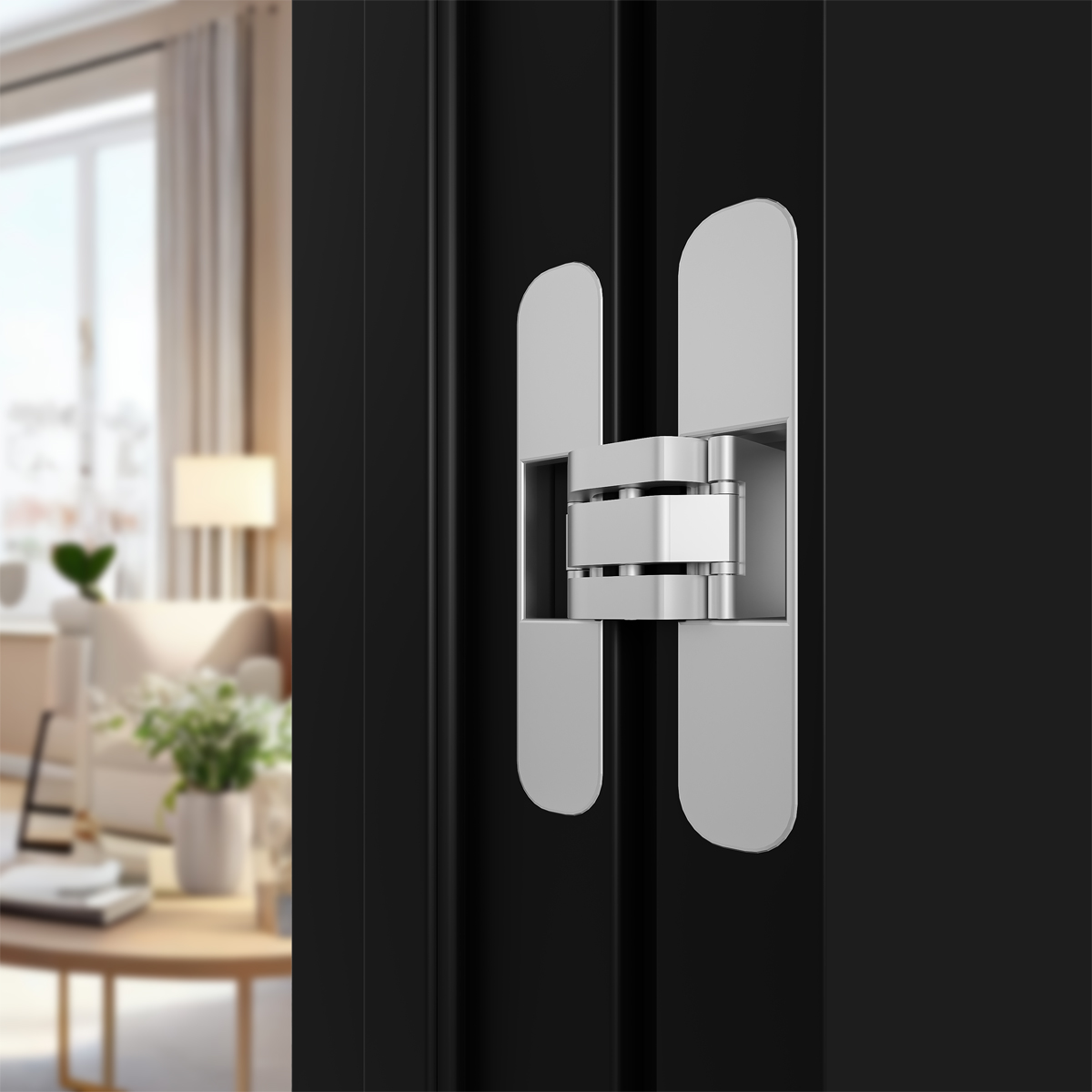 Modern interior door Alda Black Matte for $369.00 | Door Design Lab
