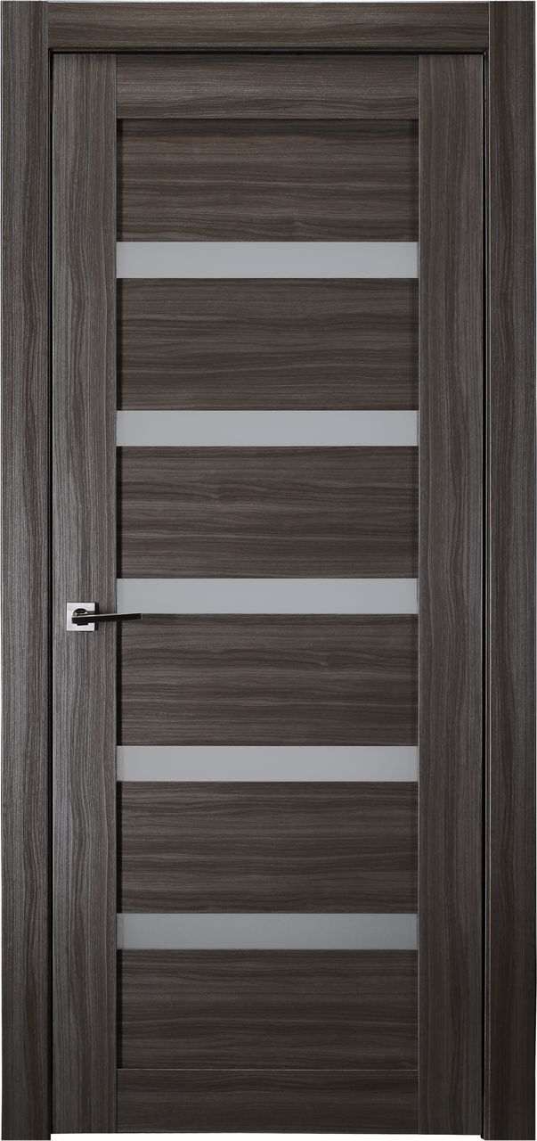 Leora Vetro Gray Oak Modern Interior Door for $349.00 | Door Design Lab