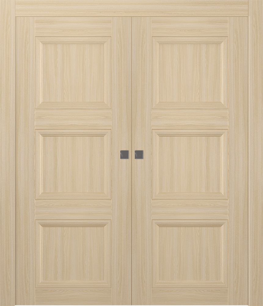 Oxford Duo 07 2Rn Loire Ash Modern Interior Double Pocket Doors for ...