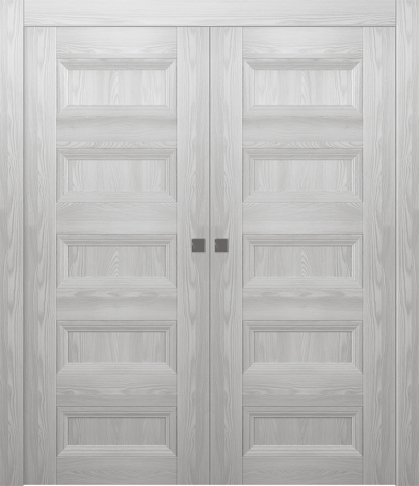 Oxford Duo 07 4R Ribeira Ash Modern Interior Double Pocket Doors for ...