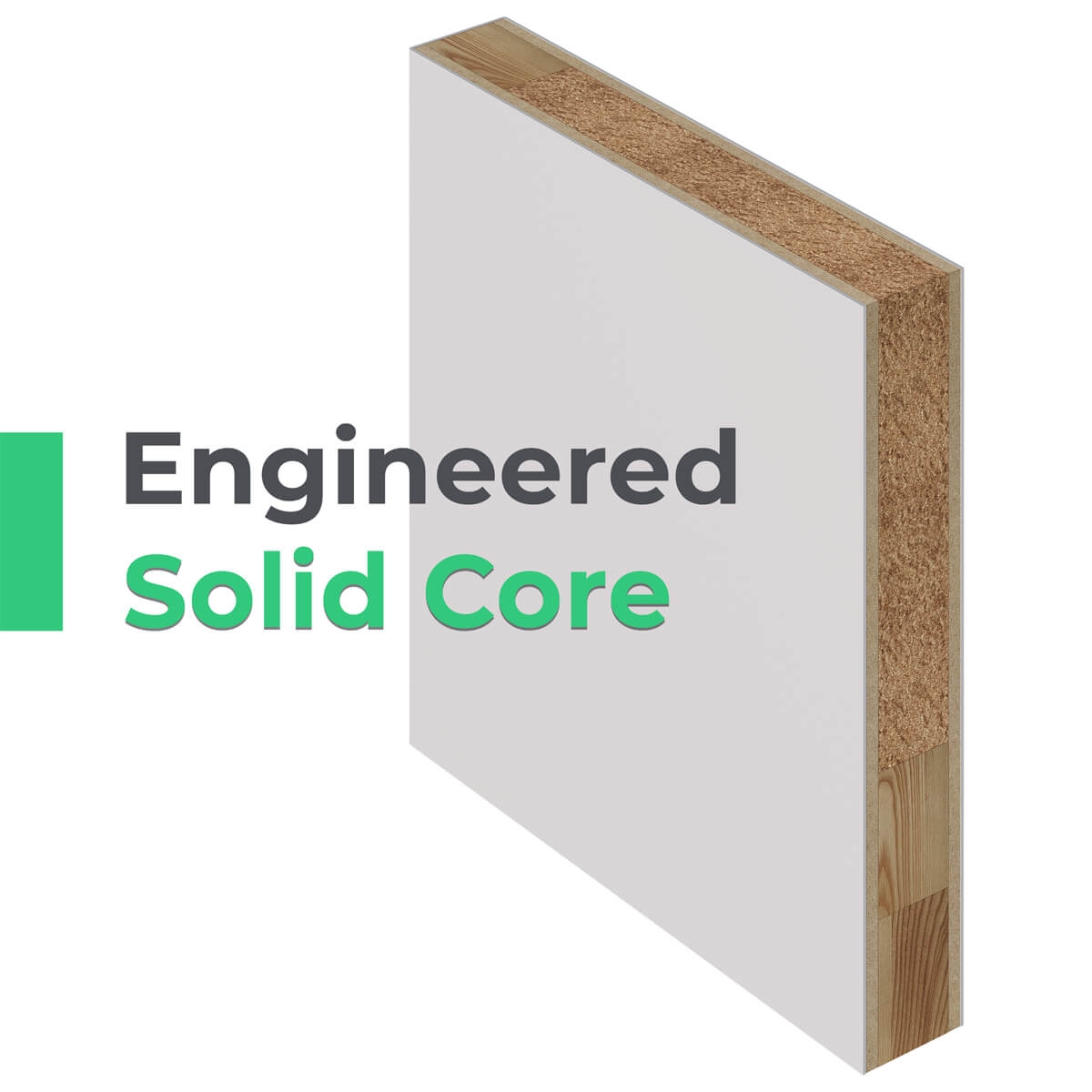 Modern interior door Primed Door Example For Plastering In Brown Barn ...