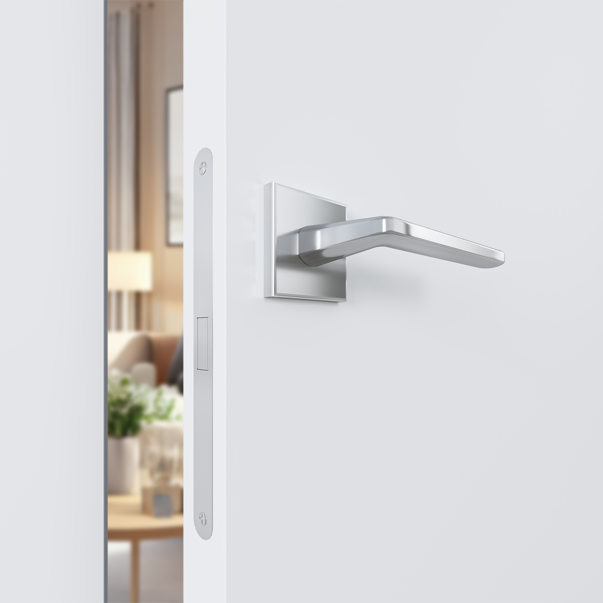 Primed Door Example For Plastering In Grey Modern Interior Door for ...