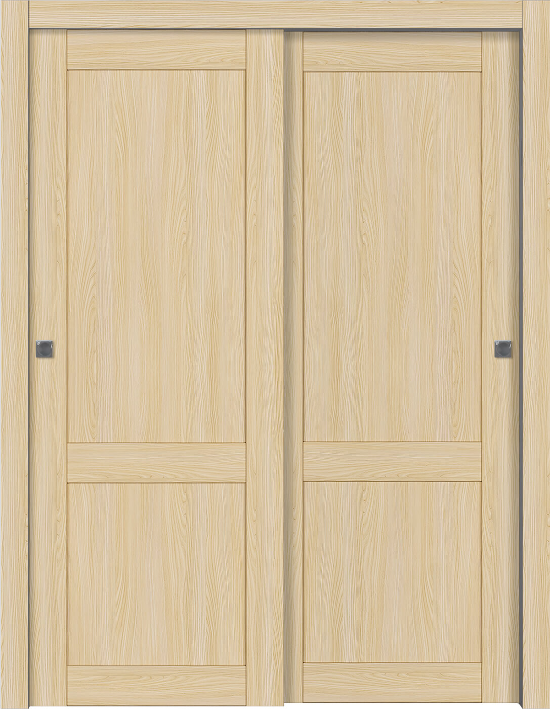 Shaker 2 Panel Loire Ash Modern Interior Bypass Doors for $738.00 ...