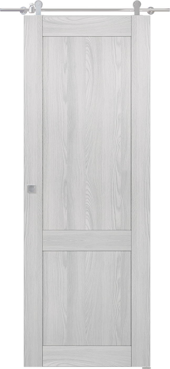 Shaker 2 Panel Ribeira Ash Modern Interior Barn Door for $369.00 | Door ...